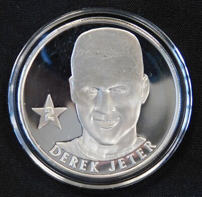 Derek Jeter Limited Edition Highland Mint Silver Coin - New York ...