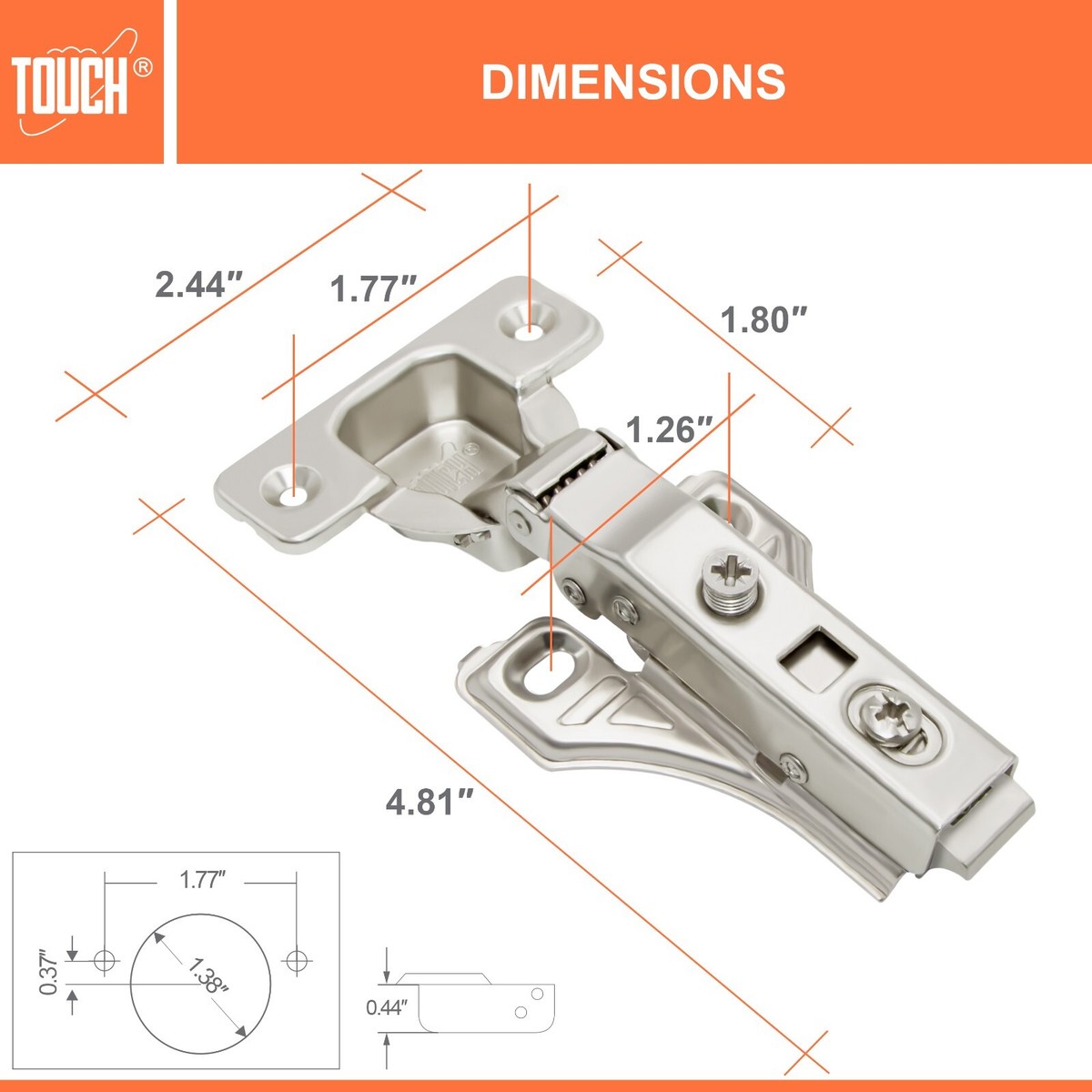 Cabinet Hinge Overlay Sizes Chart - Infoupdate.org