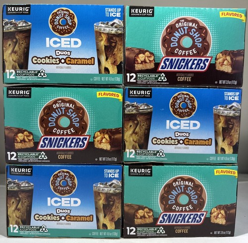 Keurig Donut Shop (3) Snickers (3) Duos Cookie Caramel, Coffee K-Cup ...