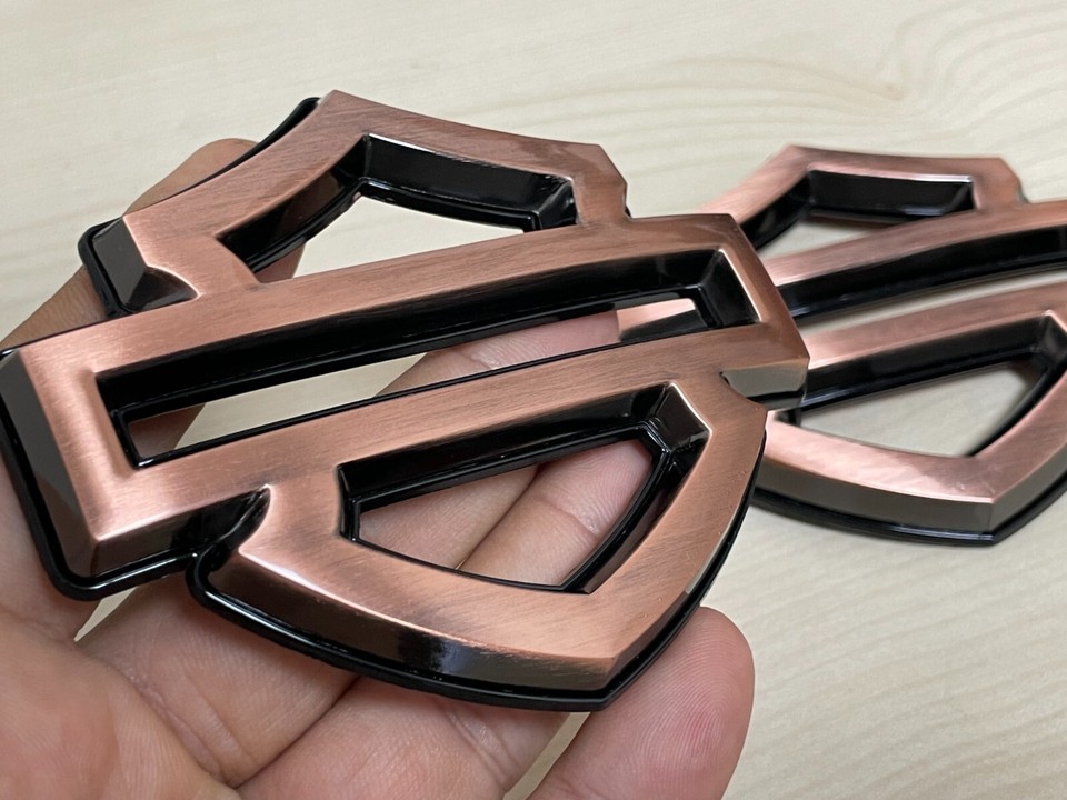 Harley Davidson CVO Emblems | Black & Bronze | Glossy | Fuel Tank ...