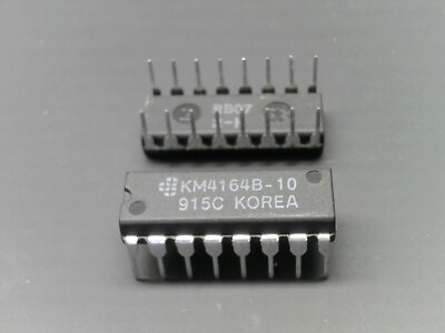KM4164B-10 DIP16 64K x 1 bit Dynamic RAM with page mode NOS original ...