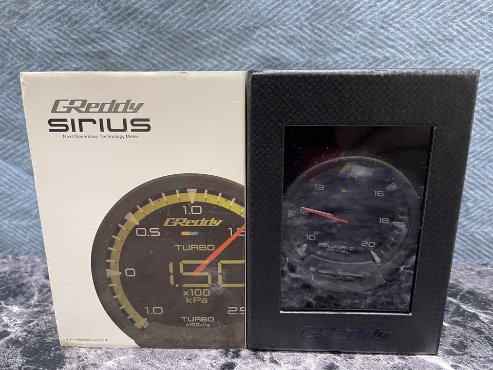 Brand New GReddy Sirius Meter Series Auto Gauge AIR FUEL Ratio Gauge ...