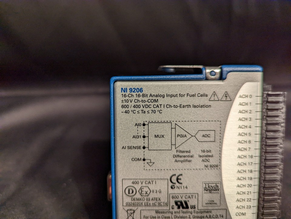 National Instruments NI 9206 cDAQ Isolated Analog Input Module | eBay
