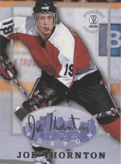1997-98 Score Board Autographed Collection - Joe Thornton #4 for sale ...