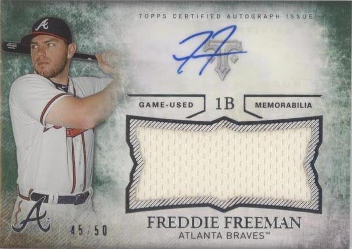 2015 Topps Triple Threads - Unity Autographed Jumbo Relics Freddie ...