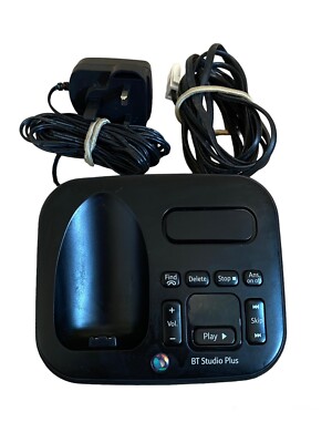 BT Studio Plus 5500 Main Base Charger Answering Machine FREE P&P TESTED ...