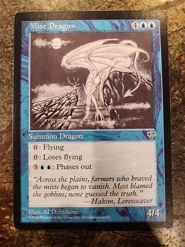 MTG Mist Dragon Mirage Rare MP | eBay