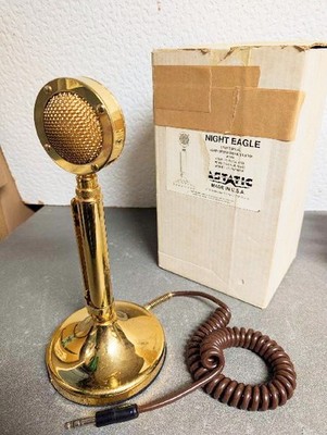Astatic D-104 Golden Eagle CB Ham Radio Microphone w Astatic Box | eBay