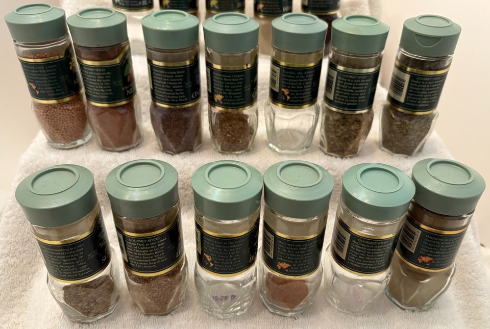 Vintage McCormick GREEN Lid Spice Jars - Choose Yours. Buy More and ...