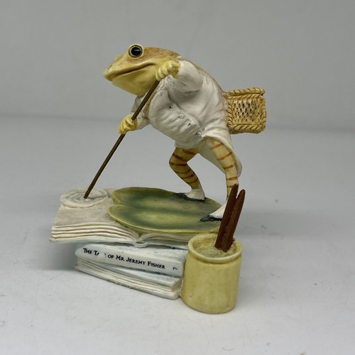 Figurine Frog The World of Beatrix Potter Mr Jeremy Fisher 1996 FW & CO ...