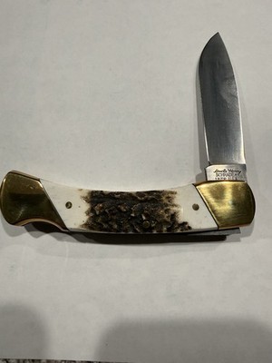 SCHRADE + USA UNCLE HENRY JUMBO 5 INCH HUGE LOCKBACK KNIFE LB7DP | eBay
