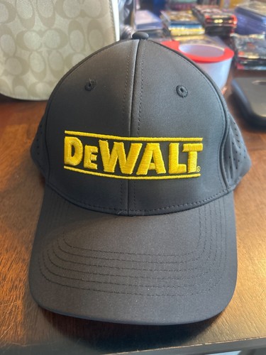 DEWALT Black Mojave CoolPro Snapback Hat Cap Water Repelling Finish One ...