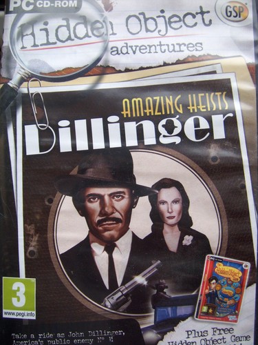 TWO GAMES---1--DILLINGER---2--HIDDEN OBJECT SHOW---HIDDEN OBJECT GAMES ...