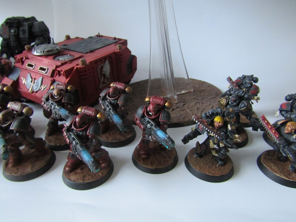 WARHAMMER 40K - SPACE MARINES BLOOD ANGELS ARMY MANY UNITS TO CHOOSE ...