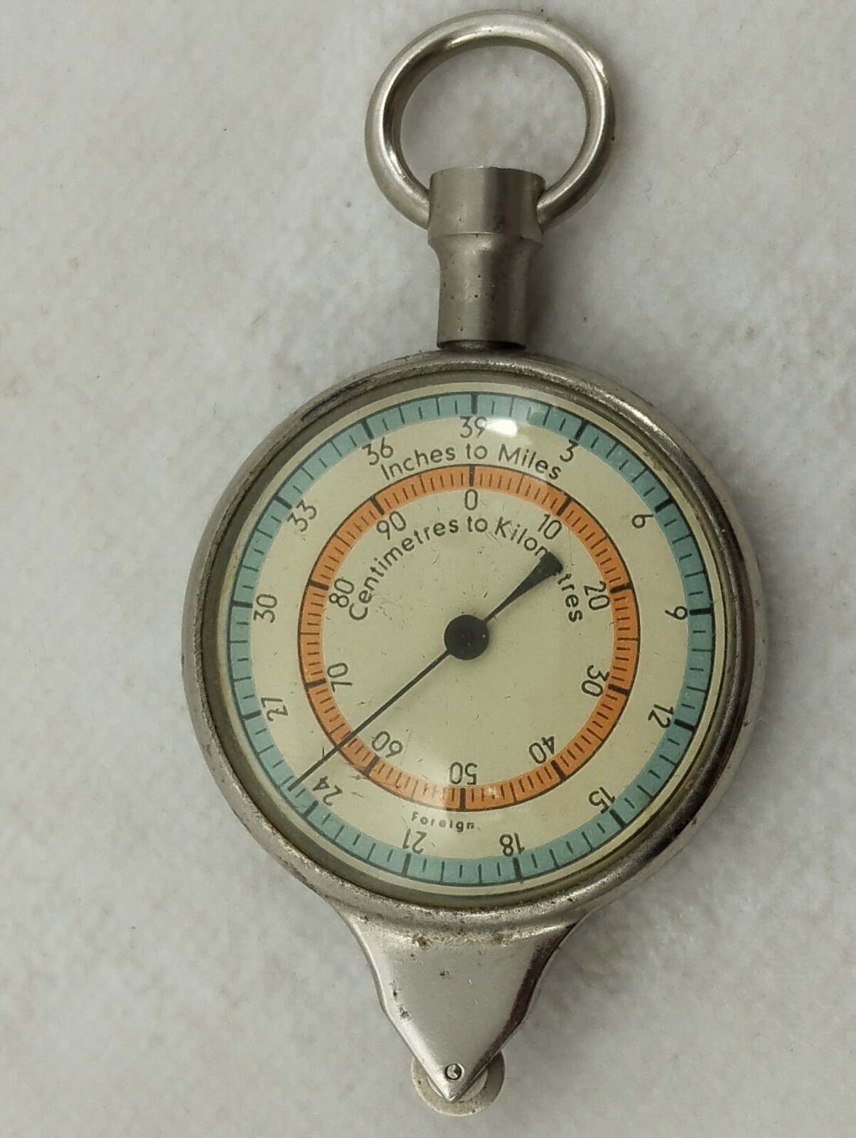 Vintage Opisometer meilograph Map Measuring Tool & Compass | eBay
