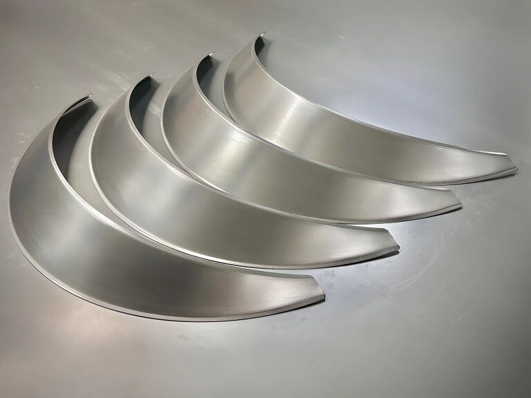 Universal Metal Fender Flares Style 1: 3" Wide, 4-piece set (hand-made ...