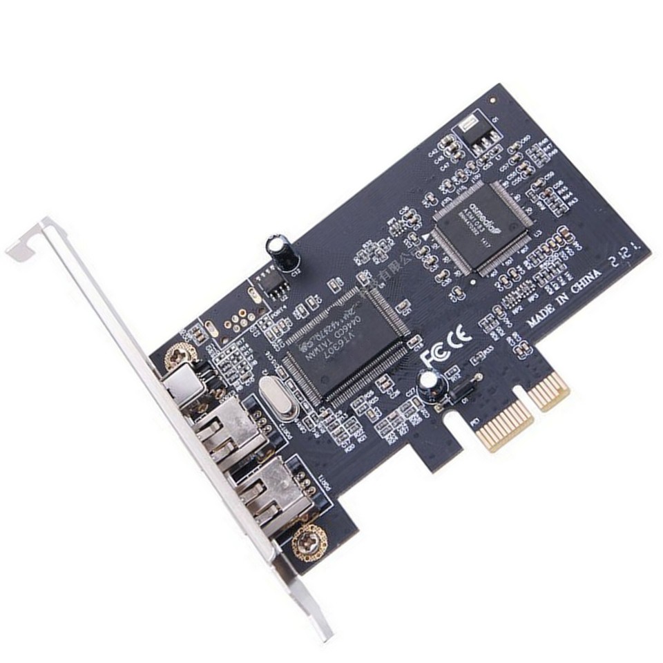 PCIE PCI-E FIREWIRE IEEE 1394 3 PORT FIRE WIRE CONTROLLER CARD FOR ...