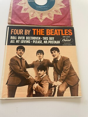 THE BEATLES ‘FOUR BY THE BEATLES RARE WEST COAST 1964 USA EP 7' 45 ...