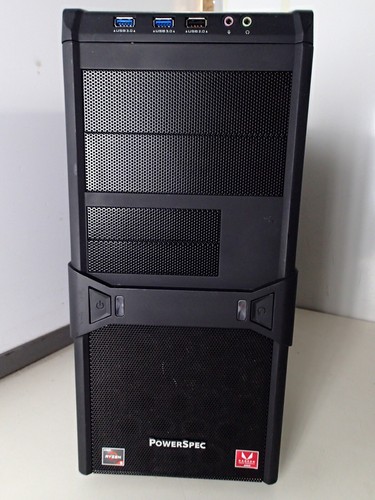 PowerSpec B242 AMD Ryzen 5 2400G 3.60GHz 16GB RAM 256GB m.2 + 1TB HDD ...