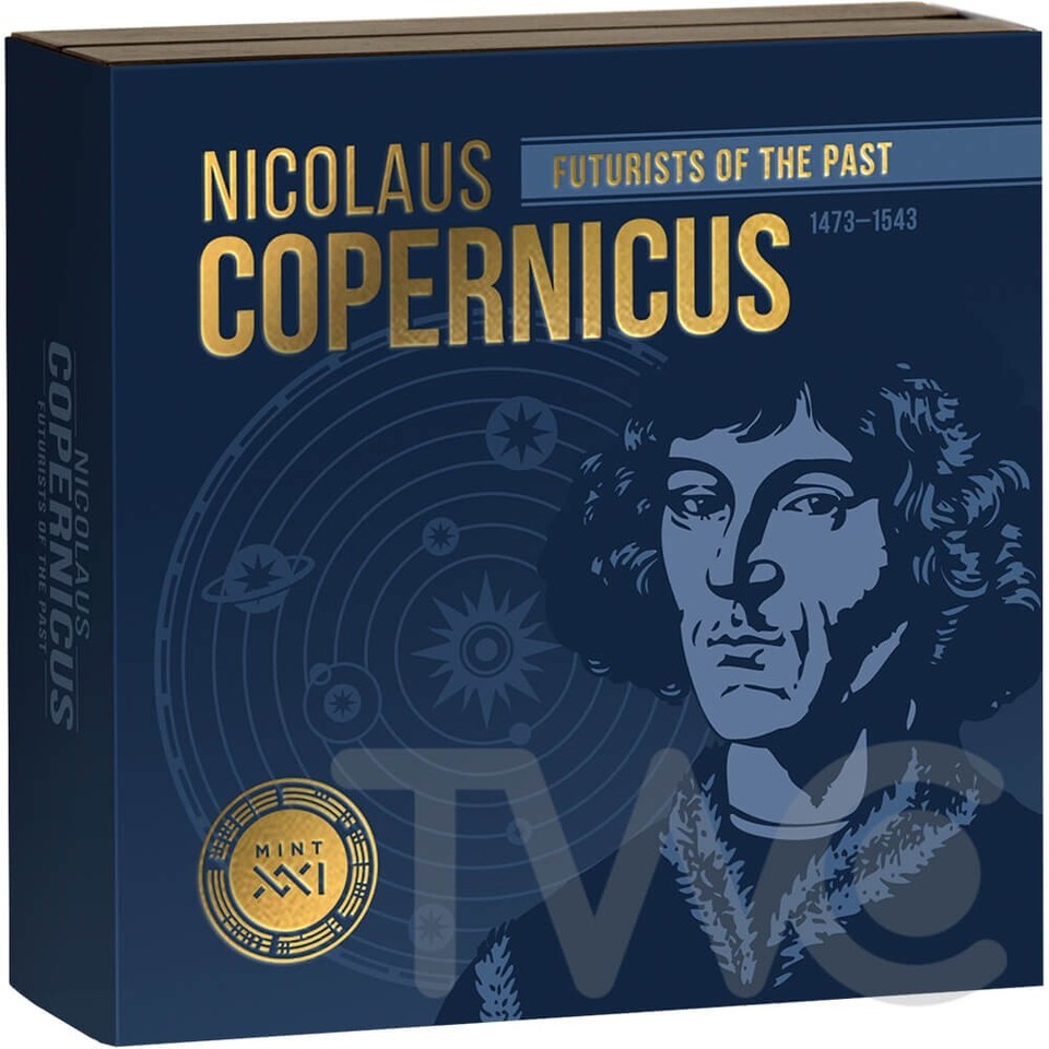 Nicolaus Copernicus Futurists of the Past 2 oz Silver Coin CFA Cameroon ...