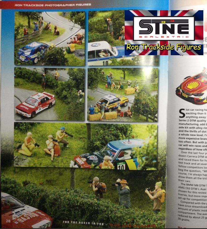 Scalextric Figures, Slot car Figures, 1:32 figures, Spectators (Rally ...