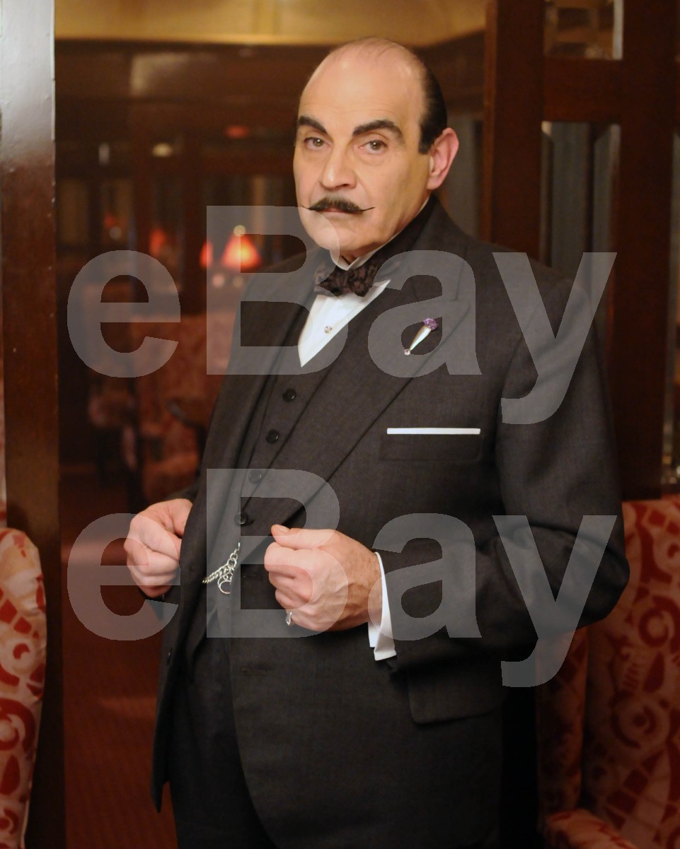 Poirot (TV) David Suchet "Hercule Poirot" 10x8 Photo | eBay