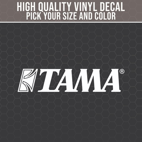 Tama Decal for Cars, Trucks, Drumsets, Decal for Drummers, Drum Decal ...