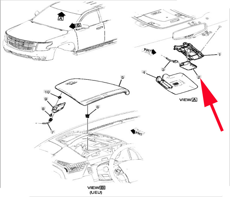 Chevrolet Tahoe GMC Yukon Front View Camera Forward Collision Camera ...