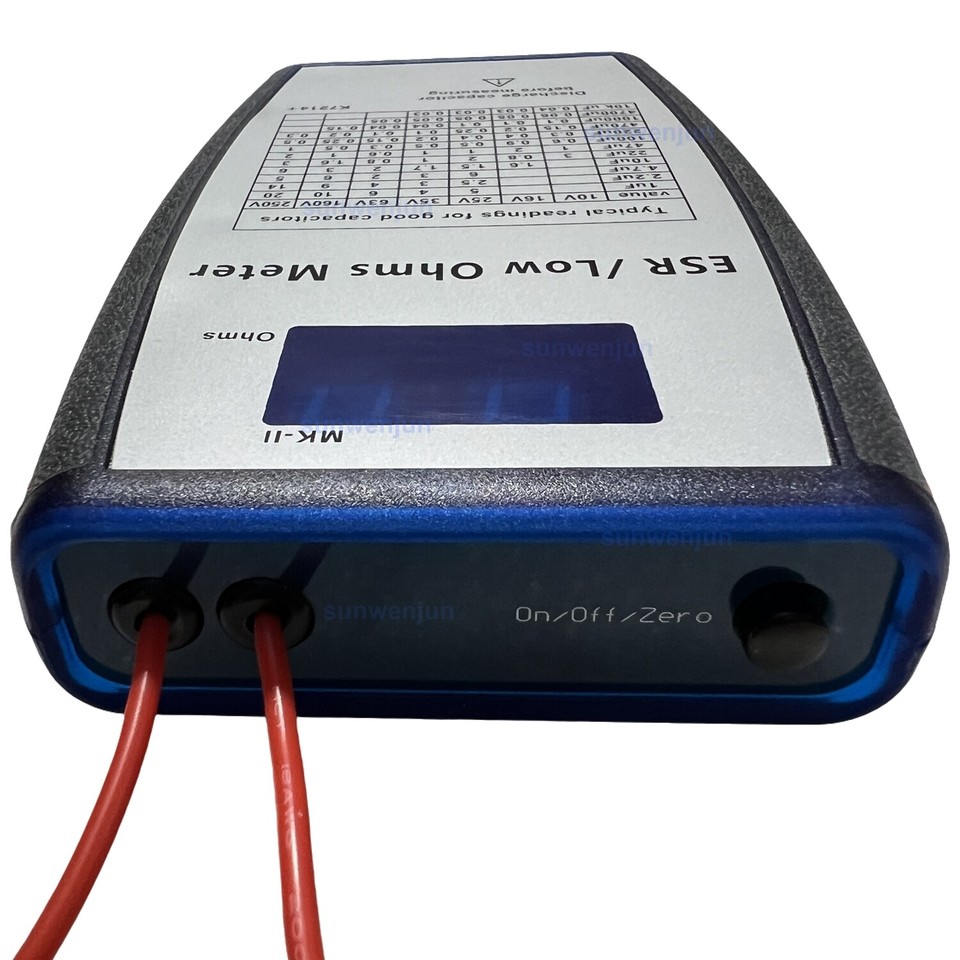 BLUE K7214+ ESR meter circuit same as K7254, EVB & Dick Smith MKII ESR ...