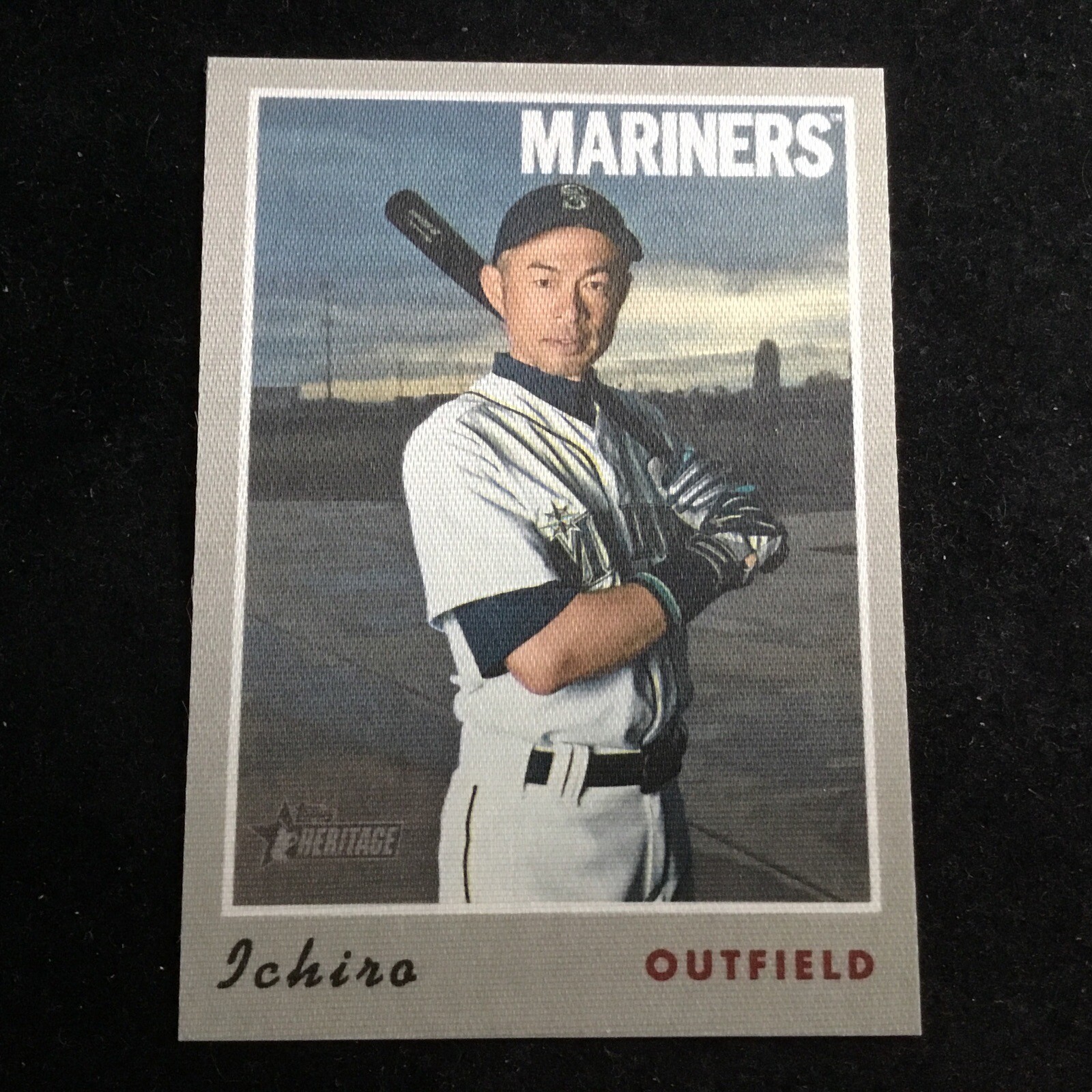 2019 Topps Heritage High Number 1970 Cloth Stickers #23 Ichiro Suzuki ...
