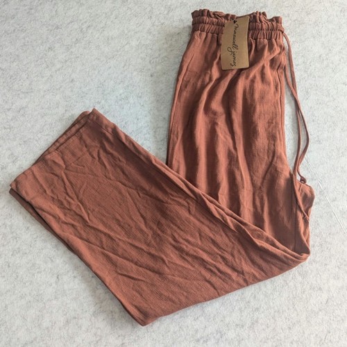 Maxwell James Stanton Linen Pants Clay Women's Sz M NWT | eBay