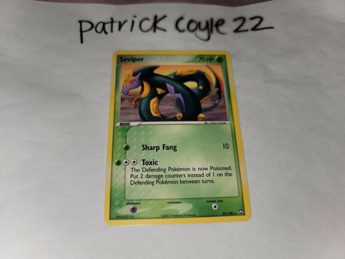 Seviper Rare EX Power Keepers 23/108 VLP | eBay