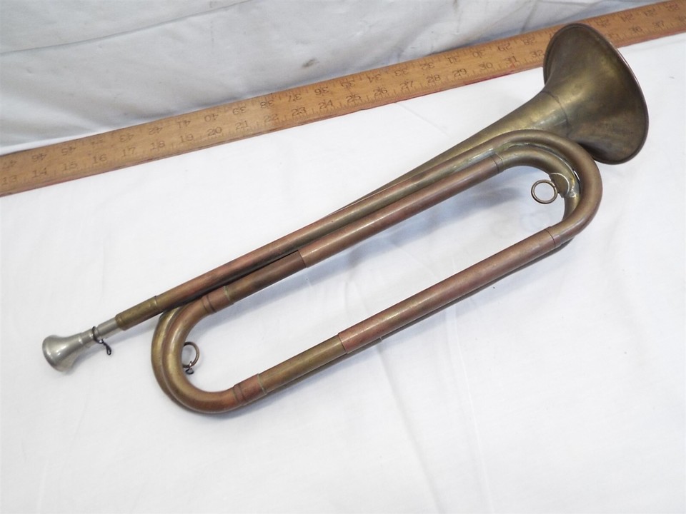 Rexcraft Official Bugle Boy Scouts of America Brass Horn BSA Trumpet ...