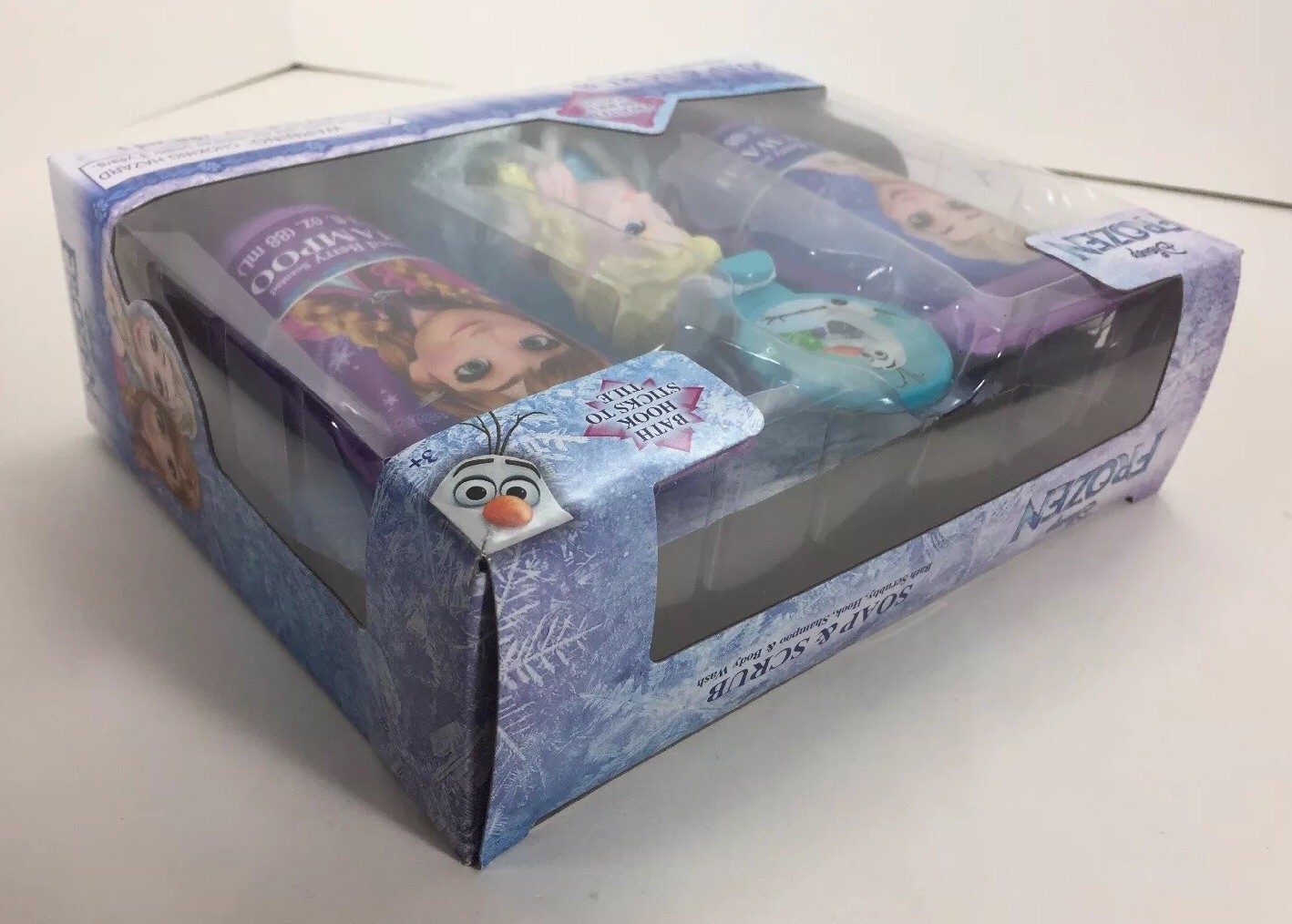 Disney Frozen ELSA Soap & Scrub KIDS GIFT SET Body Wash Bath Pouf and ...