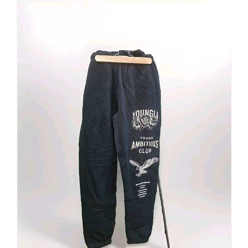 YoungLA STYLE #233 The Immortal Joggers BLACK SZ Lg Pockets Cuffed Nwot ...