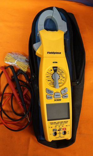 Fieldpiece True RMS Job Link Clamp Meter CAT III SC680 W/Case | eBay