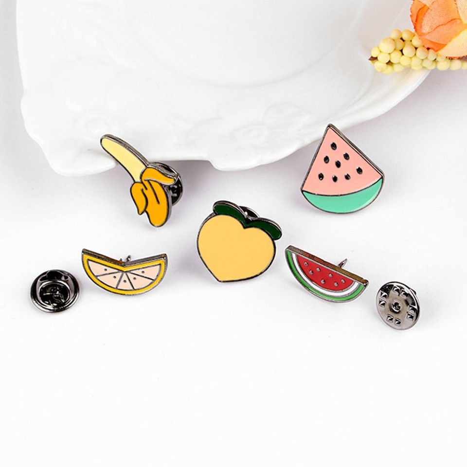 5 Pcs Brooch Clothing Decoration Brooches Lapel Pins Fashion Fruits ...