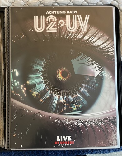 U2 Sphere Achtung Baby Las Vegas Lithograph Print Poster Bono The Edge ...