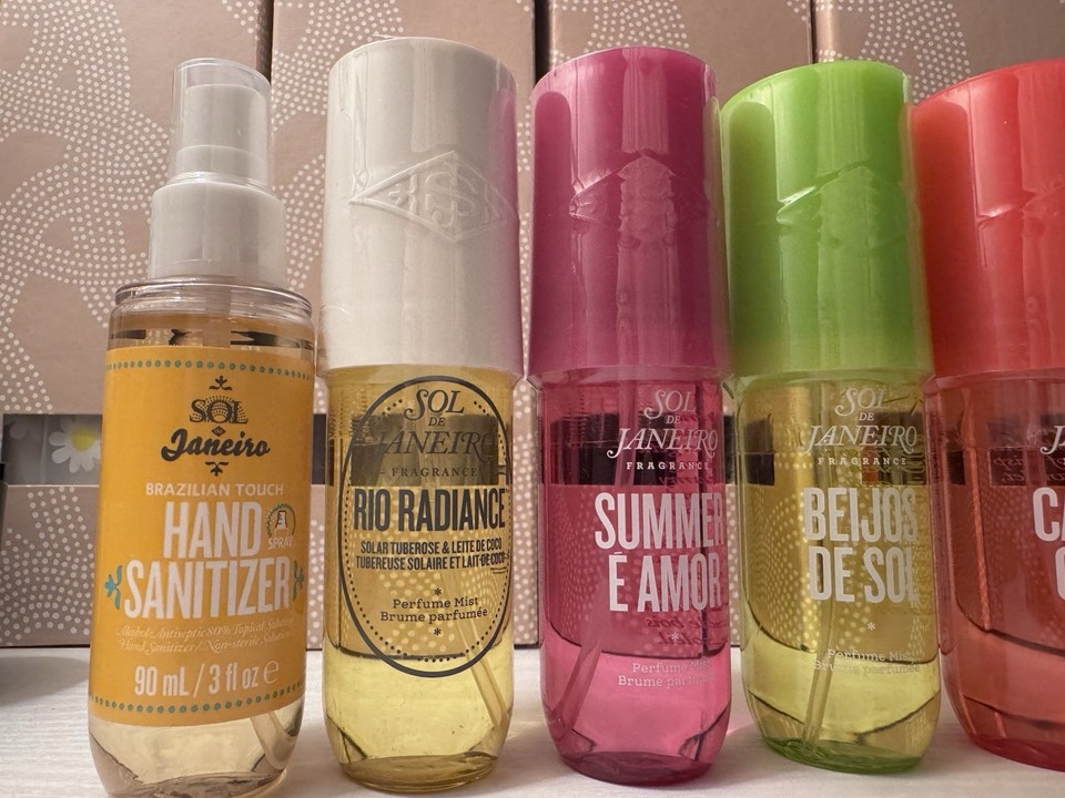 Sol De Janeiro Hair And Body Mist | 8 Bottles & 1 Hand Sanitizer All ...