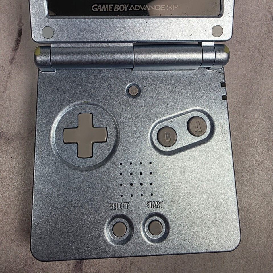 Nintendo GameBoy Advance SP AGS-101 Handheld System Pearl Blue Game Boy ...