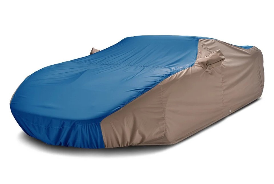 Covercraft WeatherShield HP Two-Tone Bright Blue Custom Car Cover w ...