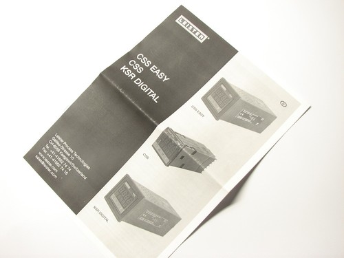 Leister KSR Digital CSS Easy 100-240V Temperature Controller MANUAL ...