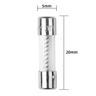10Pcs 4A 250V SLOW Blow Acting Glass Fuse 5X20mm T4AL250V 4 amp Time ...