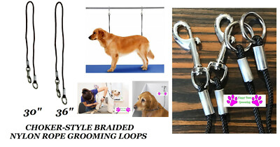 CHOKER STYLE Nylon Rope Cord NOOSE CHOKE LOOP For Dog Grooming Table ...
