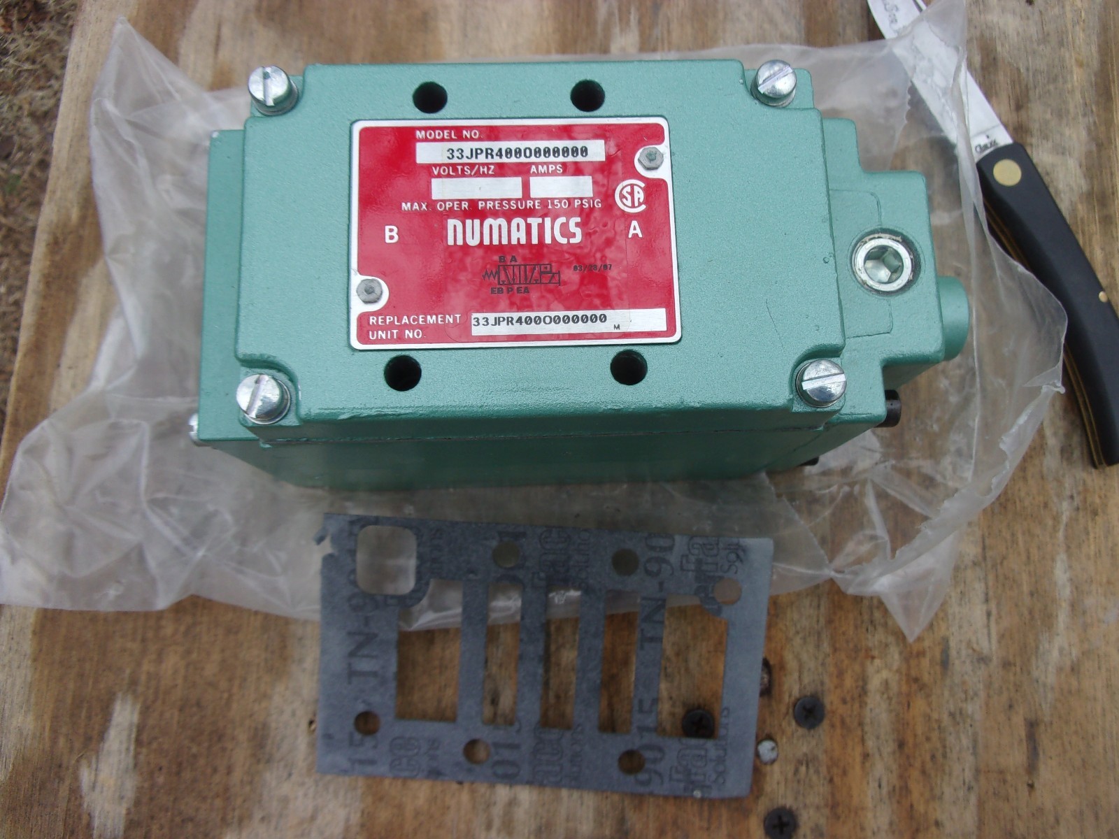 Numatics Pneumatic Single Solenoid Spool Air Control Valve Spring ...