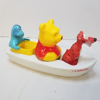 Eeyore, Tigger & Winnie The Pooh Plastic Squeeze Bath Toys Disney | eBay