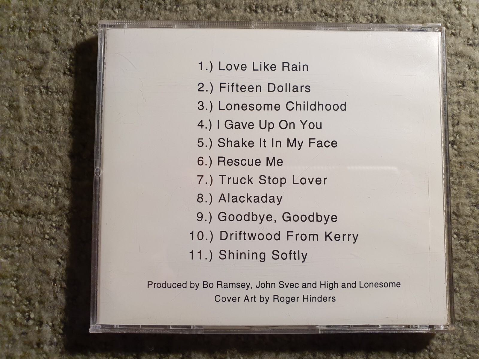 High and Lonesome Alackaday CD Shed Records SHED08, Dave Zollo | eBay