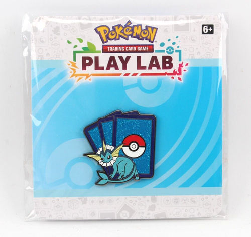 Official Pokemon TCG Play Lab Vaporeon Eevee Pin Naic 2024 Convention ...