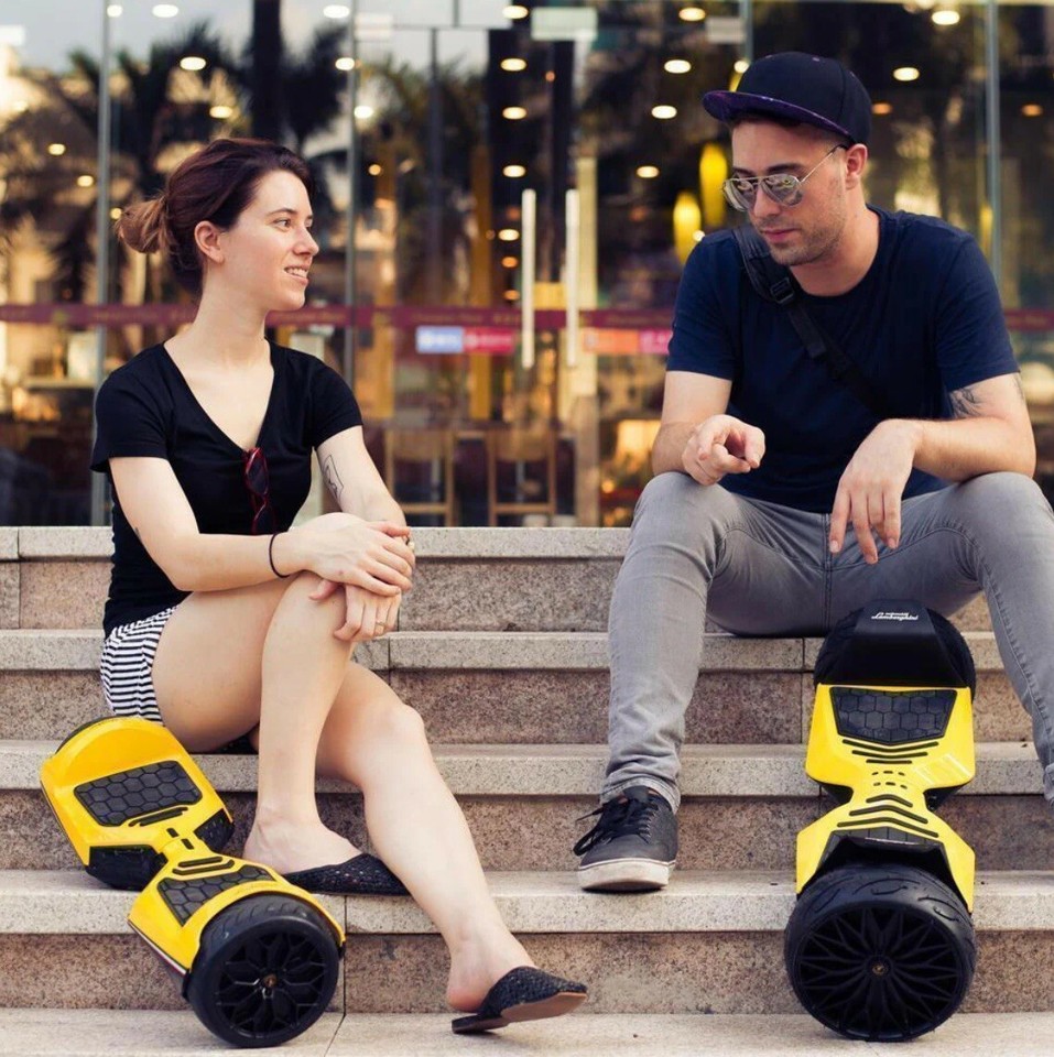 ADULT GLYBOARD Course, Two dots Hoverboard 8.5" Bluetooth UL 2272 ...