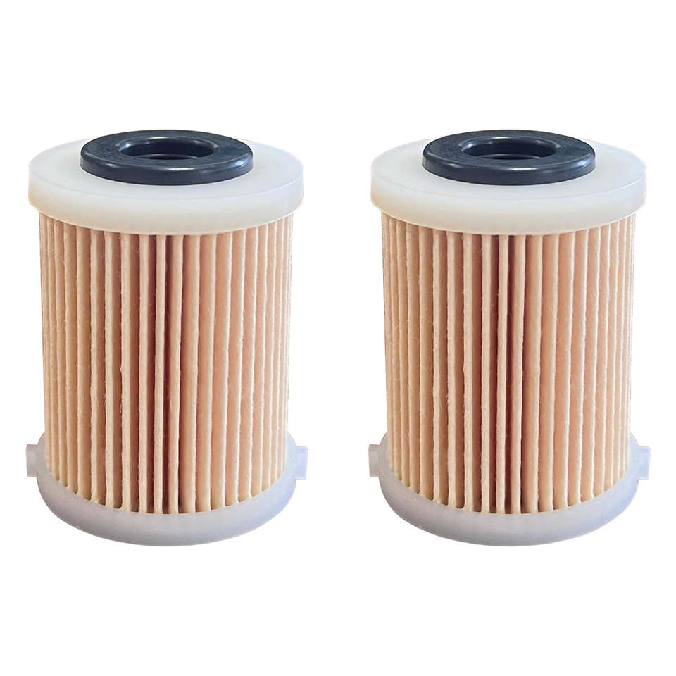 2X Outboard Engine Fuel Filter Element For Yamaha F150 F250 F300 6P3 ...